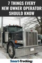 7 Things Every New Owner Operator Should Know