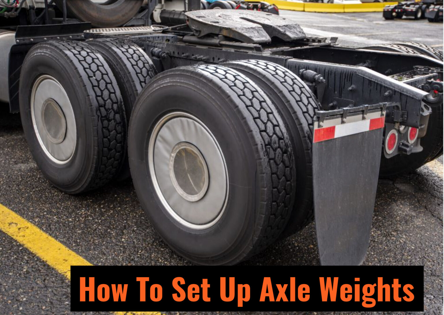 Setting Up Axle Weights For a 5 Axle Truck