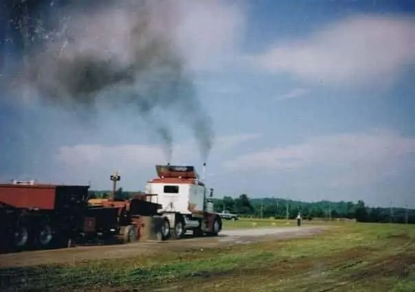 Custom 1987 Peterbilt 377 with Cat Powered Marine Engine